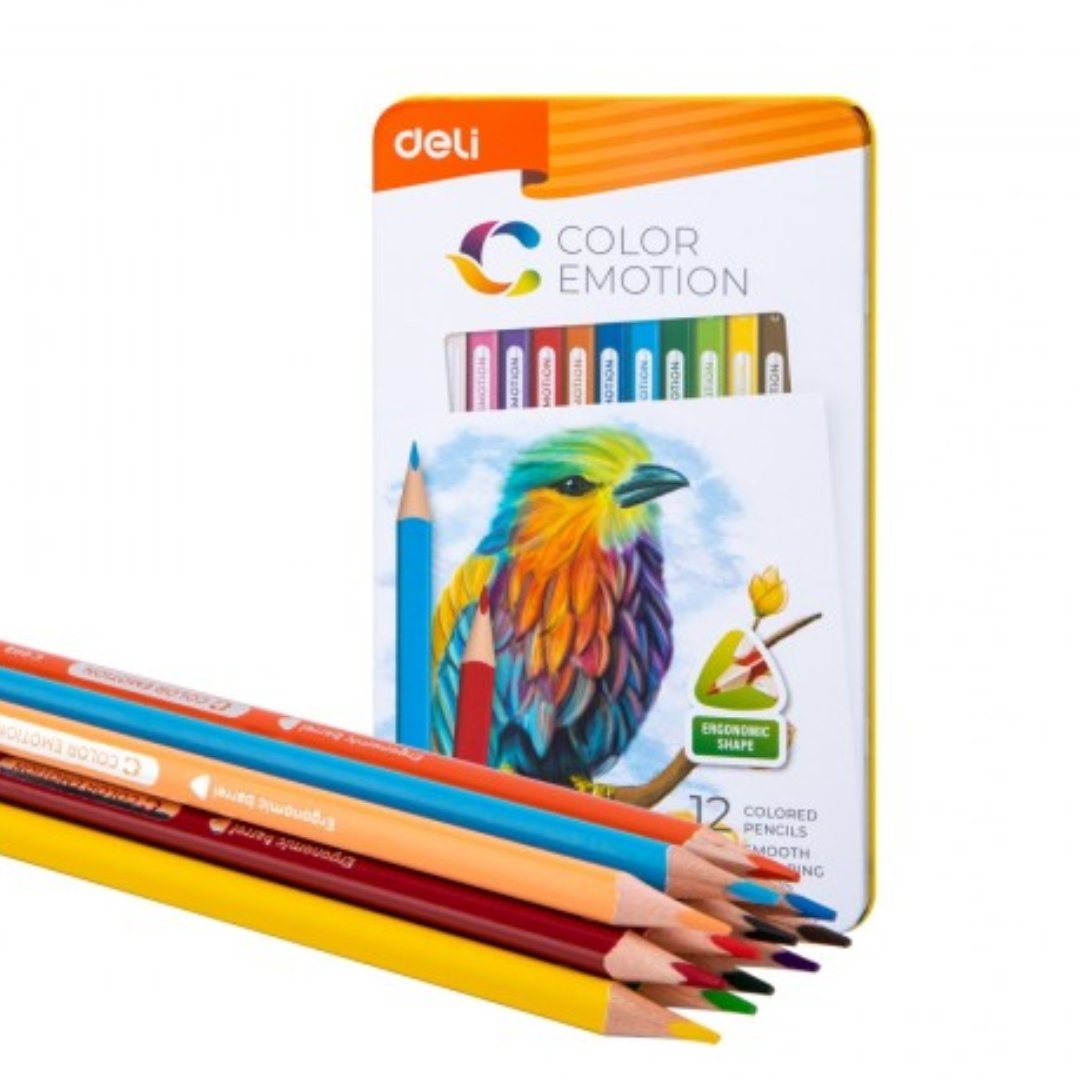Deli Color Emotion 12 Colored Pencils – Unicols
