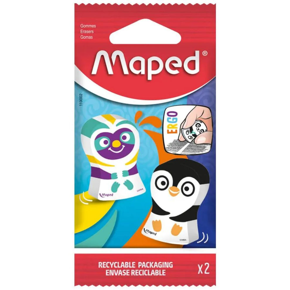 Maped Eraser - Ergo Fun Multicolour – Unicols